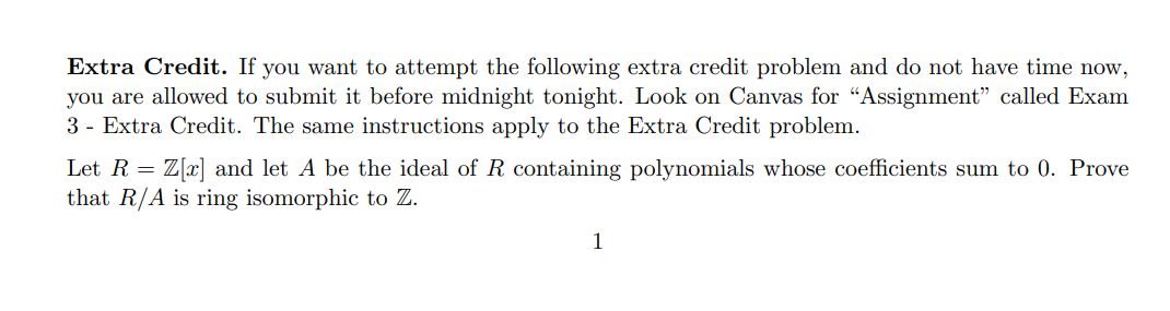 Solved Please prove this using the first isomorphism theorem | Chegg.com