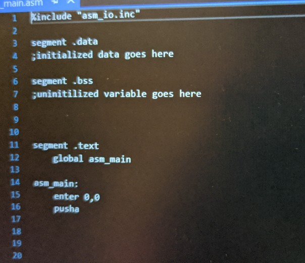 Write assembly programs that take two unsigned | Chegg.com