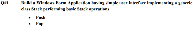 Solved Q#1 Build a Windows Form Application having simple | Chegg.com