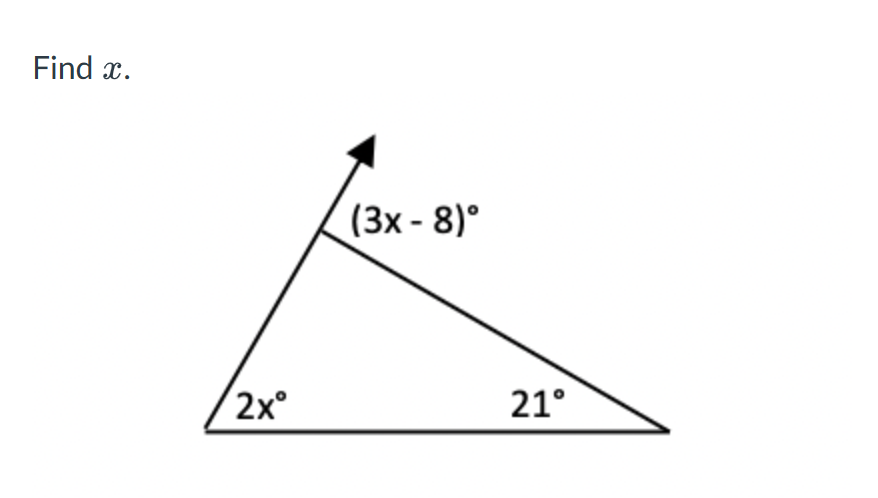 Solved Find x. | Chegg.com