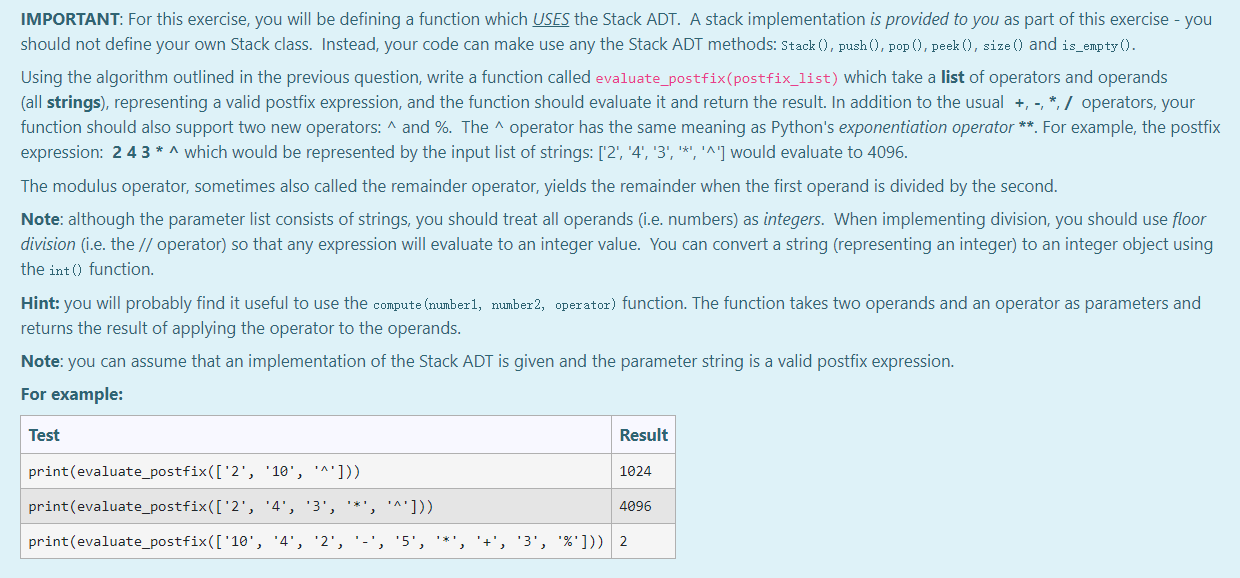 Solved IMPORTANT: For this exercise, you will be defining a | Chegg.com