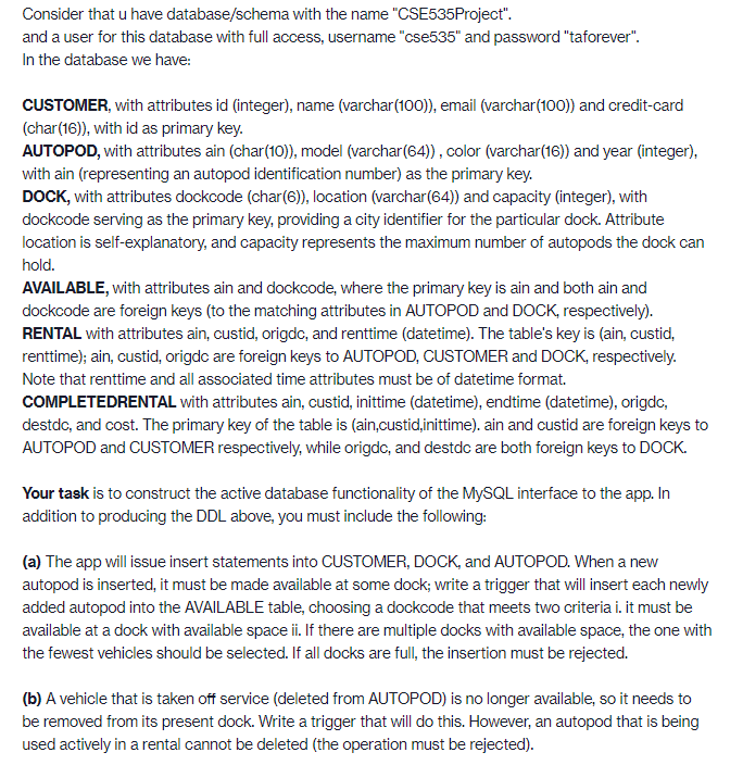 Solved mySQL trigger help needed! TABLE DEFINITIONS: CREATE | Chegg.com