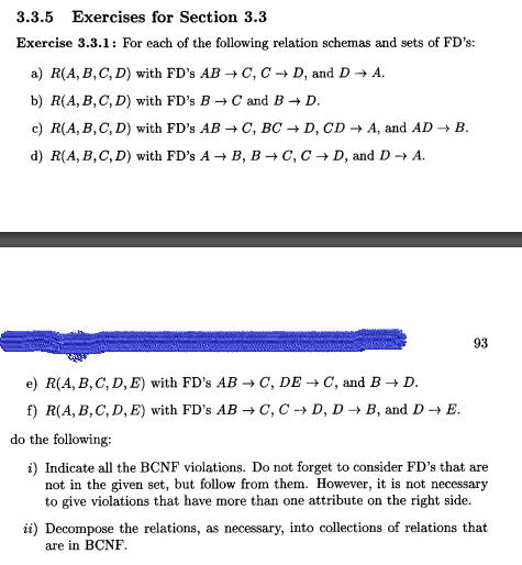 Solved 3.3.5 Exercises for Section 3.3 Exercise 3.3.1: For | Chegg.com