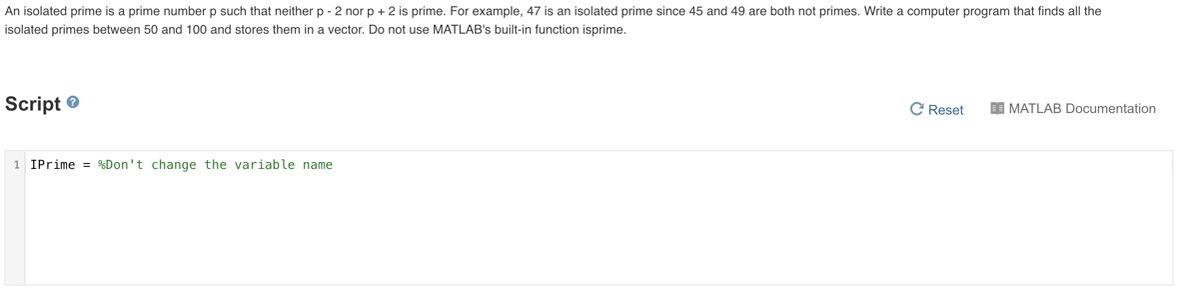 Solved An isolated prime is a prime number p such that | Chegg.com