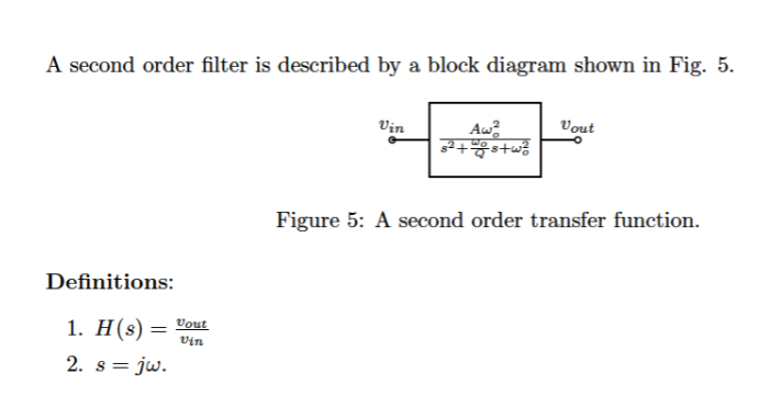 Solved A second order filter is described by a block diagram | Chegg.com