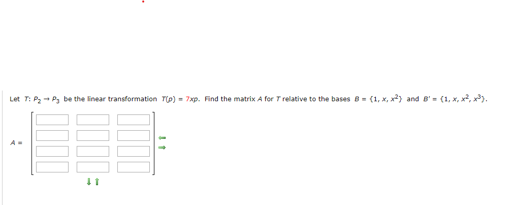Solved Let T: P2 + P3 be the linear transformation TD) = | Chegg.com