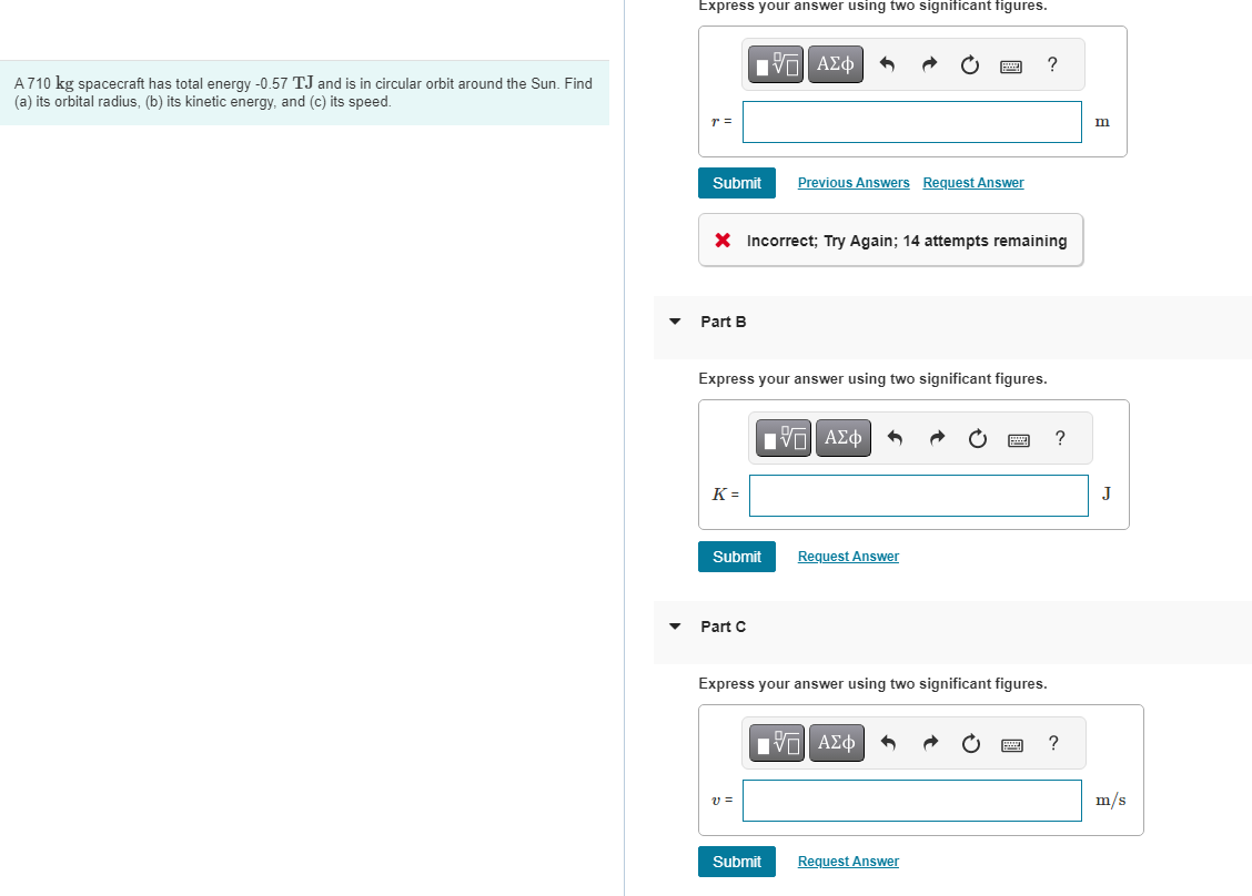 Solved Express your answer using two significant figures. A | Chegg.com