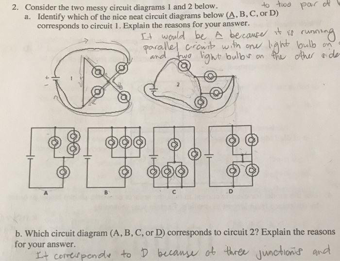 Consider The Two Messy Circuit Diagrams Consider The Two Messy Circuit Diagrams