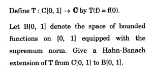 Solved Define T:C[0,1]→C by T(f)=f(0). Let B[0,1] denote the | Chegg.com