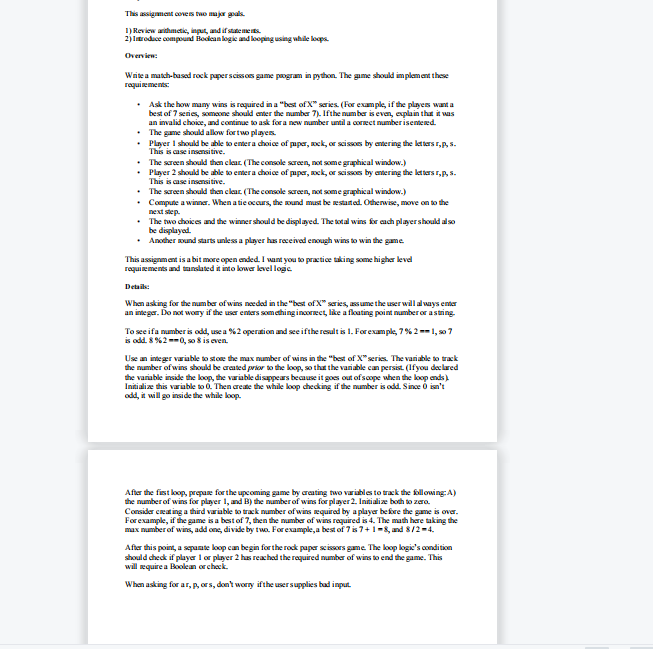 Solved This assignment covers two major goals. 1) Review | Chegg.com