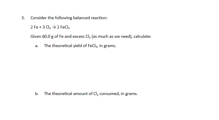 Solved Consider the following balanced | Chegg.com