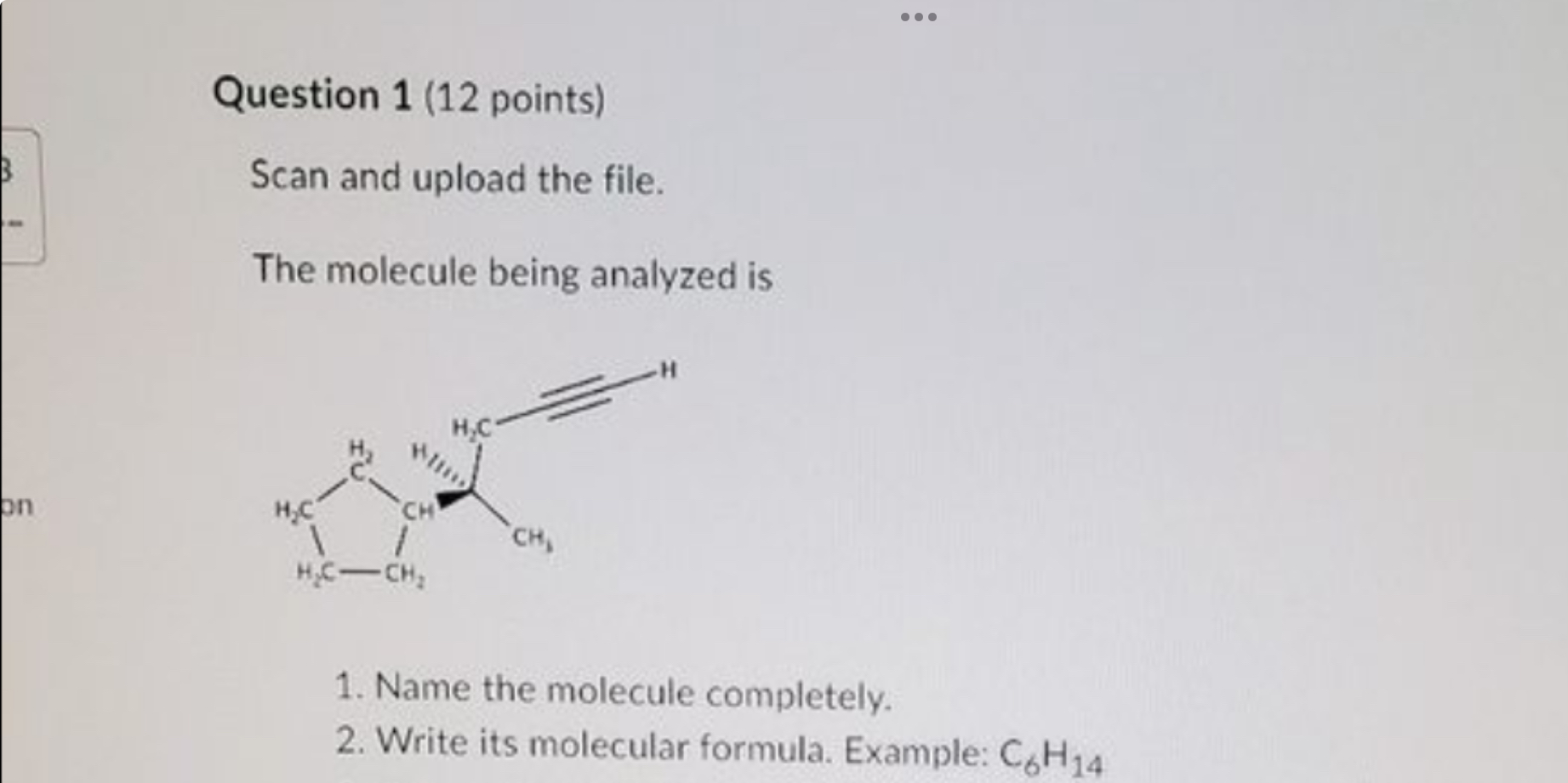 Solved Question 1 (12 points) Scan and upload the file. The | Chegg.com
