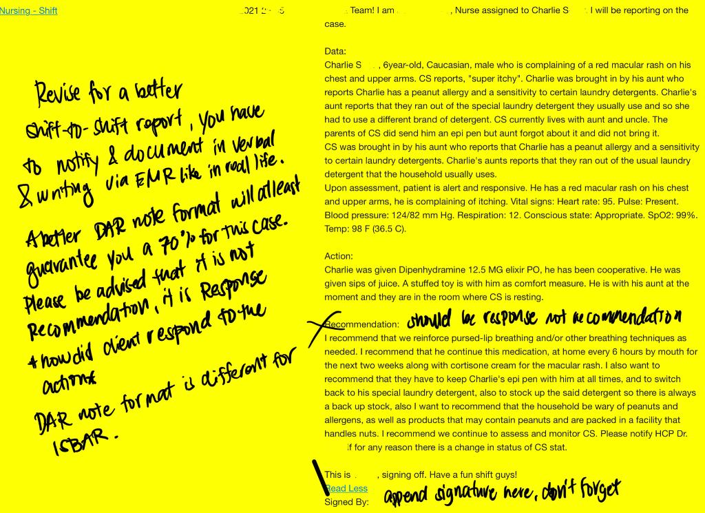 Solved Need a better DAR note, all the information is there | Chegg.com