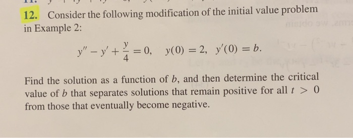 Solved 12. Consider the following modification of the | Chegg.com