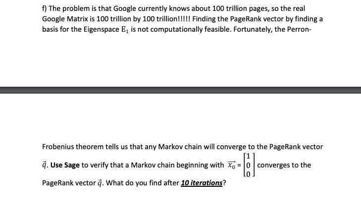 Solved f) The problem is that Google currently knows about | Chegg.com