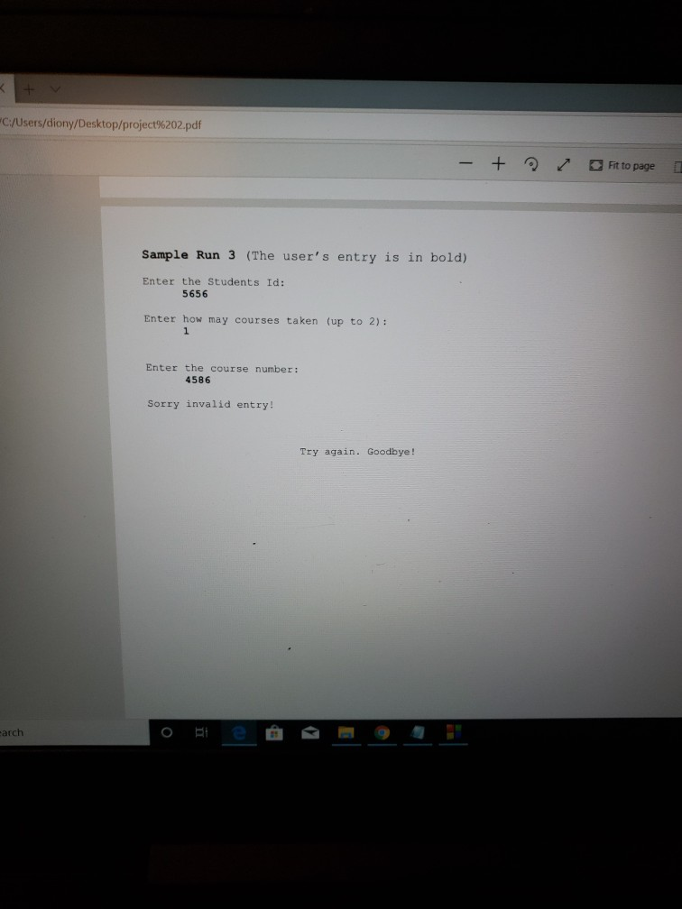 Solved W/C/Users/diony/Desktop/project%202.pdf - + it to | Chegg.com