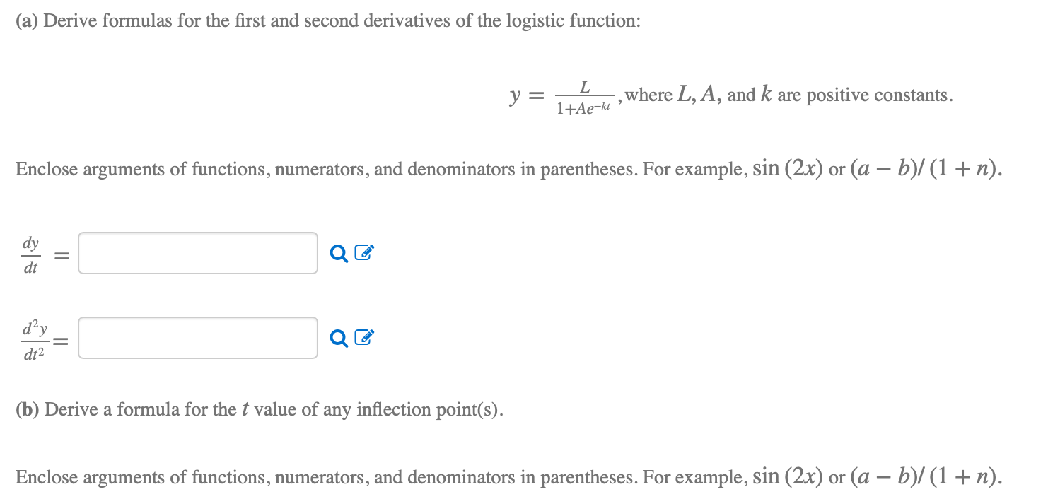 Solved (a) Derive formulas for the first and second | Chegg.com