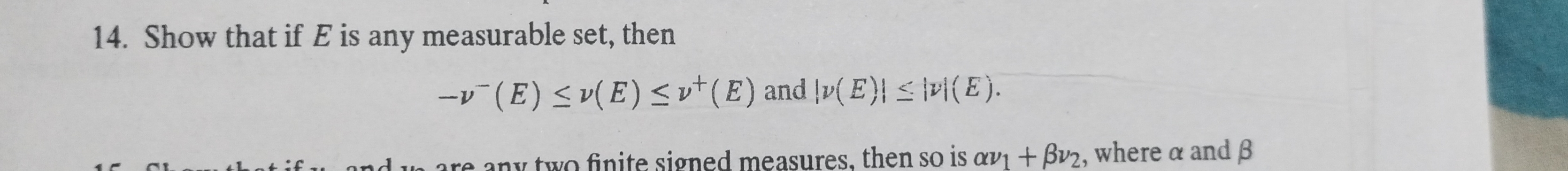 Solved 14. Show that if E is any measurable set, then | Chegg.com