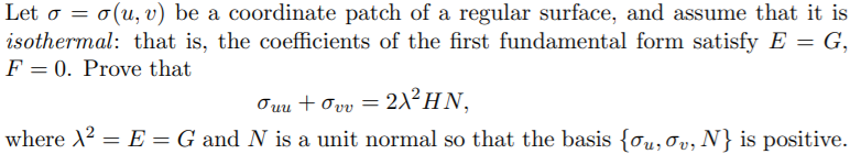 Solved A parametrized surface x :U CR2 + R3 is + called | Chegg.com