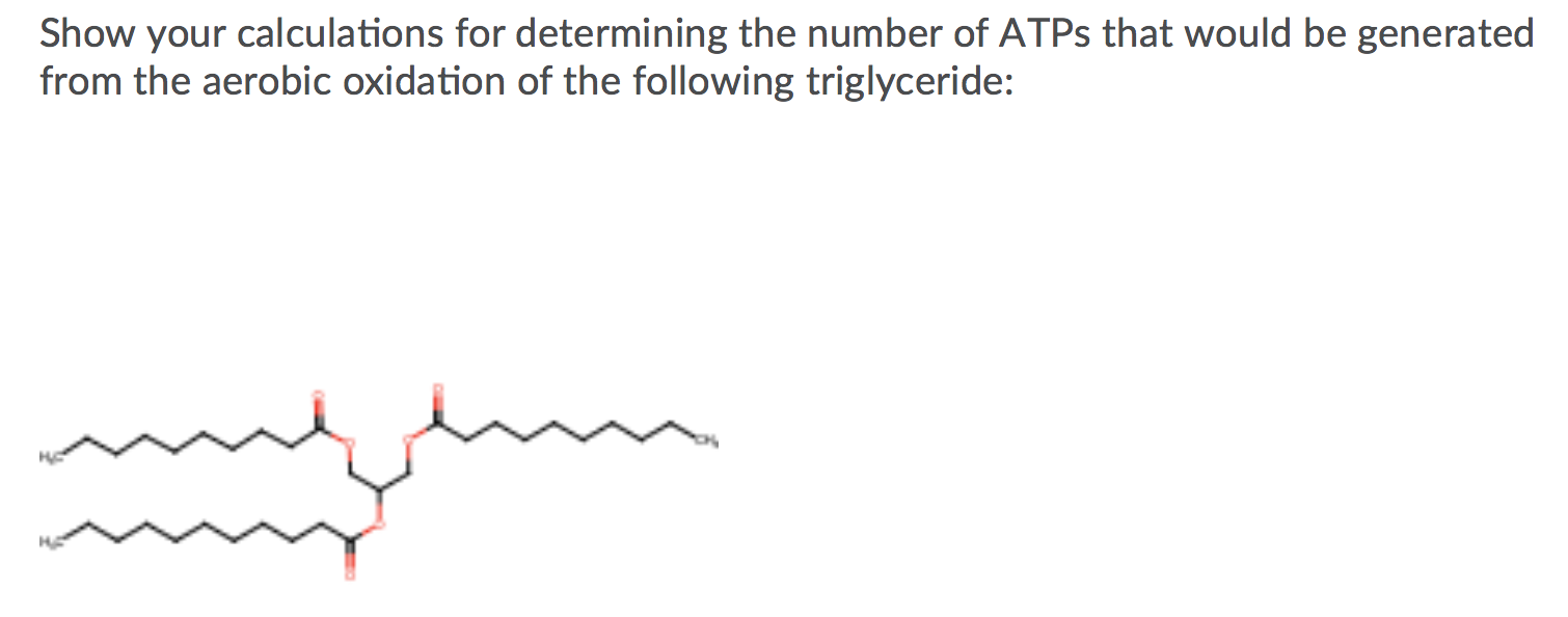 Solved How many total ATPs are produced based on the amount | Chegg.com
