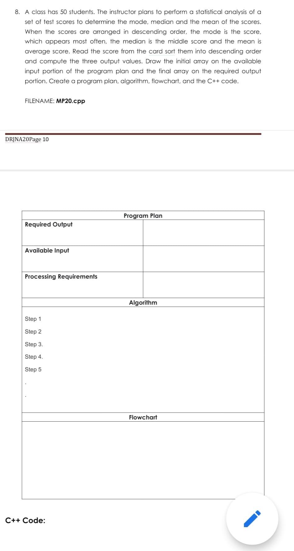 Solved Give the following a REQUIRED OUTPUT, AVAILABLE | Chegg.com