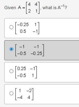 Solved A=[4241], w [−0.250.51−1] [−1−0.5−1−0.25] | Chegg.com