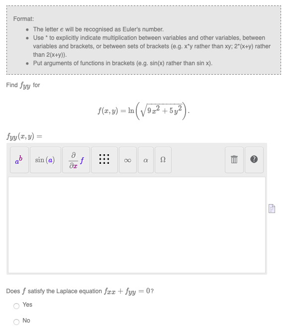 Solved Part 1. Expand the function f(x,y) = e^x * sin(y) at | Chegg.com