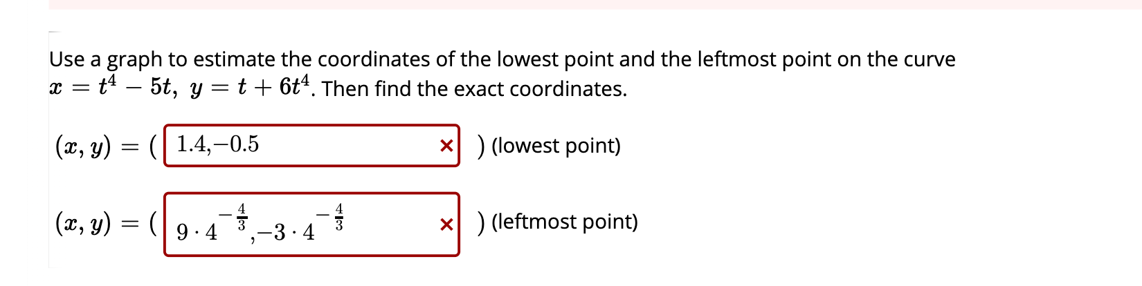 Solved Use a graph to estimate the coordinates of the lowest | Chegg.com
