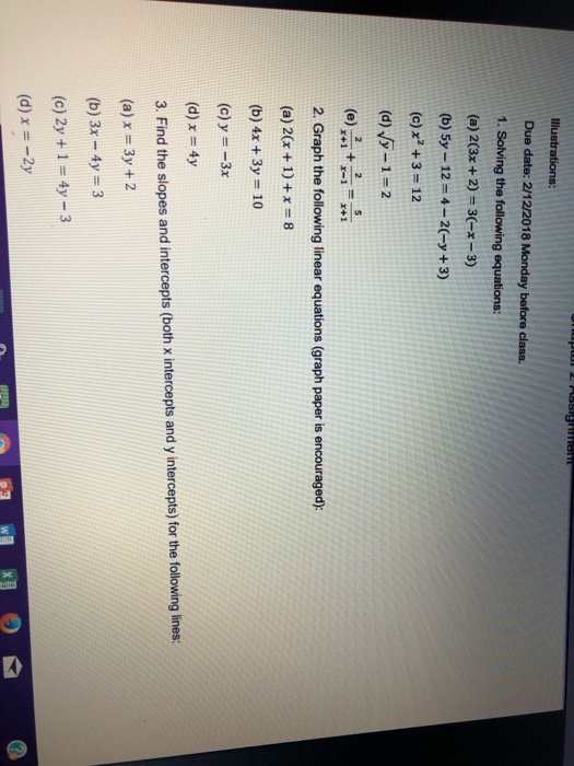 Solved Due date: 2/12/2018 Monday before class. 1. Solving | Chegg.com