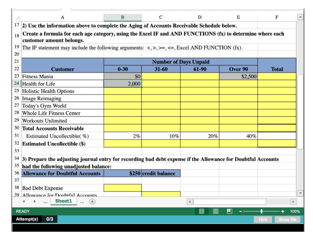 Solved Hi, the answers need to be put in formula form at the | Chegg.com