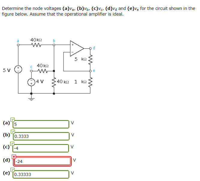 Solved Determine the node voltages (a)va, (b)Vb, (c)vc, | Chegg.com