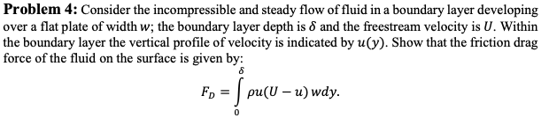 Solved Problem 4: Consider the incompressible and steady | Chegg.com