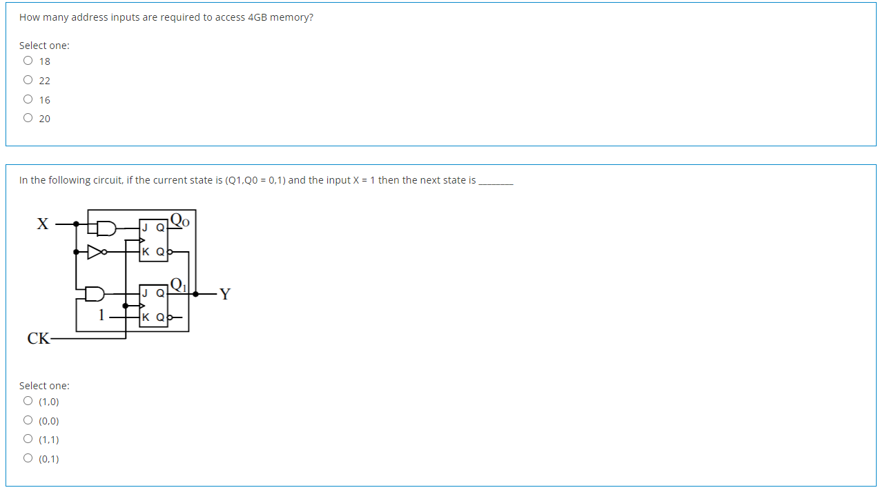 Solved How many address inputs are required to access 4GB | Chegg.com