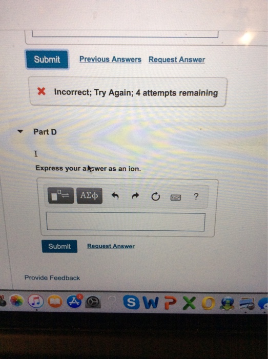 Solved odson Express your answer as an ion. x xbb Br17+ | Chegg.com