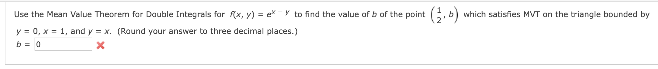 Solved Use the Mean Value Theorem for Double Integrals for | Chegg.com