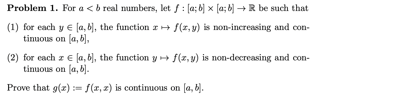 Solved Problem 1. For a | Chegg.com