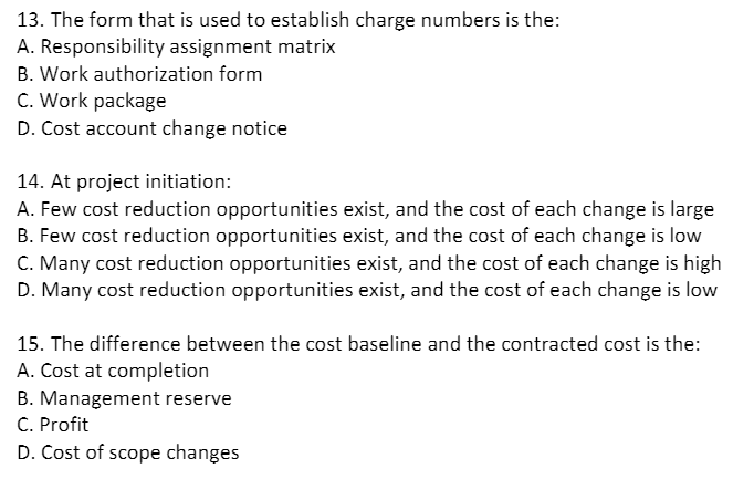 Solved 13. The form that is used to establish charge numbers | Chegg.com