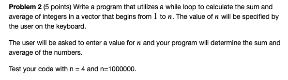 Solved Problem 2 5 Points Write A Program That Utilizes A 0210