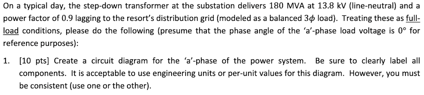 Solved [50 pts total] The power system for the Wally's Water | Chegg.com