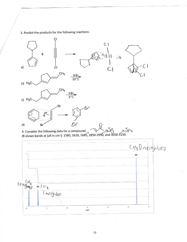 Solved I only need help on number 3 not 4. 3 has 4 part to | Chegg.com