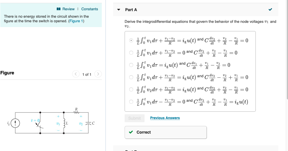 Solved Review Constants Part A There is no energy stored in | Chegg.com