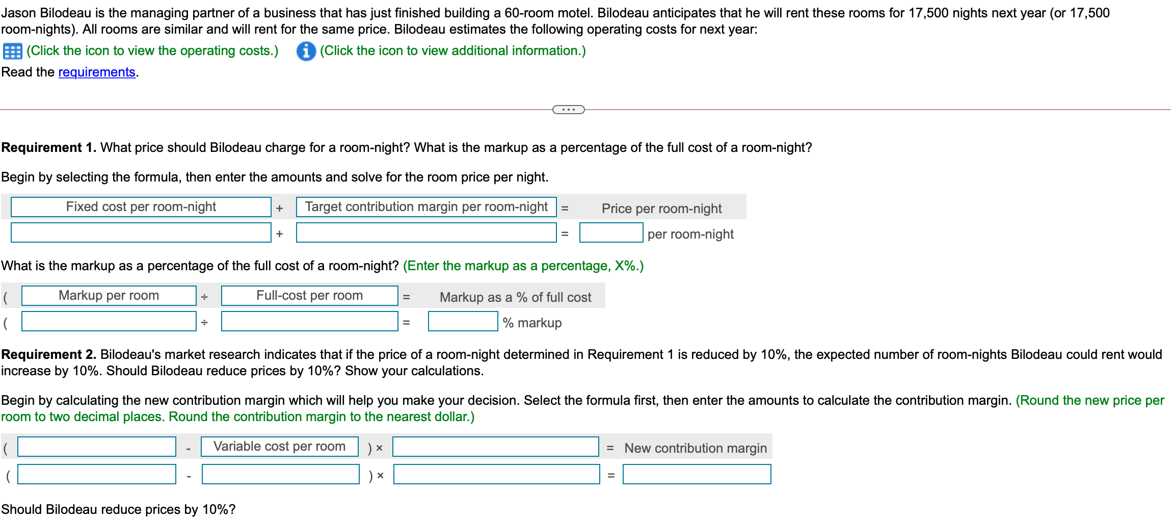 Jason Bilodeau is the managing partner of a business | Chegg.com
