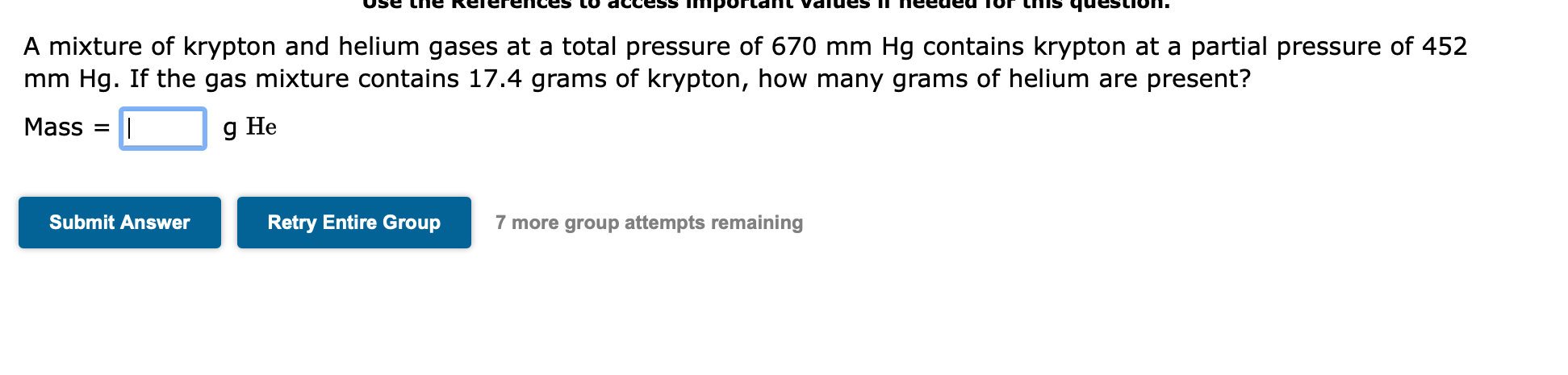 Solved A mixture of neon and helium gases, at a total | Chegg.com