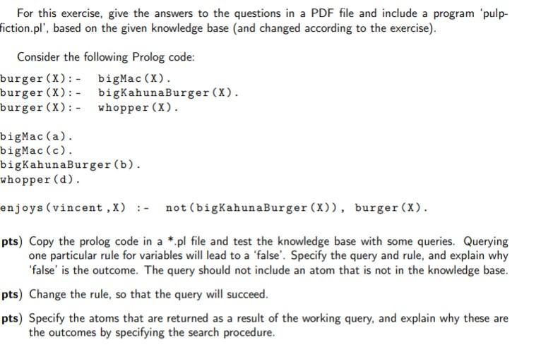 Solved For this exercise, give the answers to the questions | Chegg.com