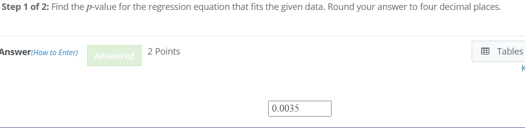 Solved The following data was collected to explore how the | Chegg.com