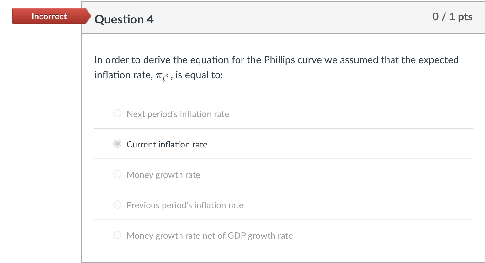 Solved In order to derive the equation for the Phillips | Chegg.com