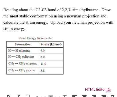 Solved Rotating about the C2-C3 bond of | Chegg.com