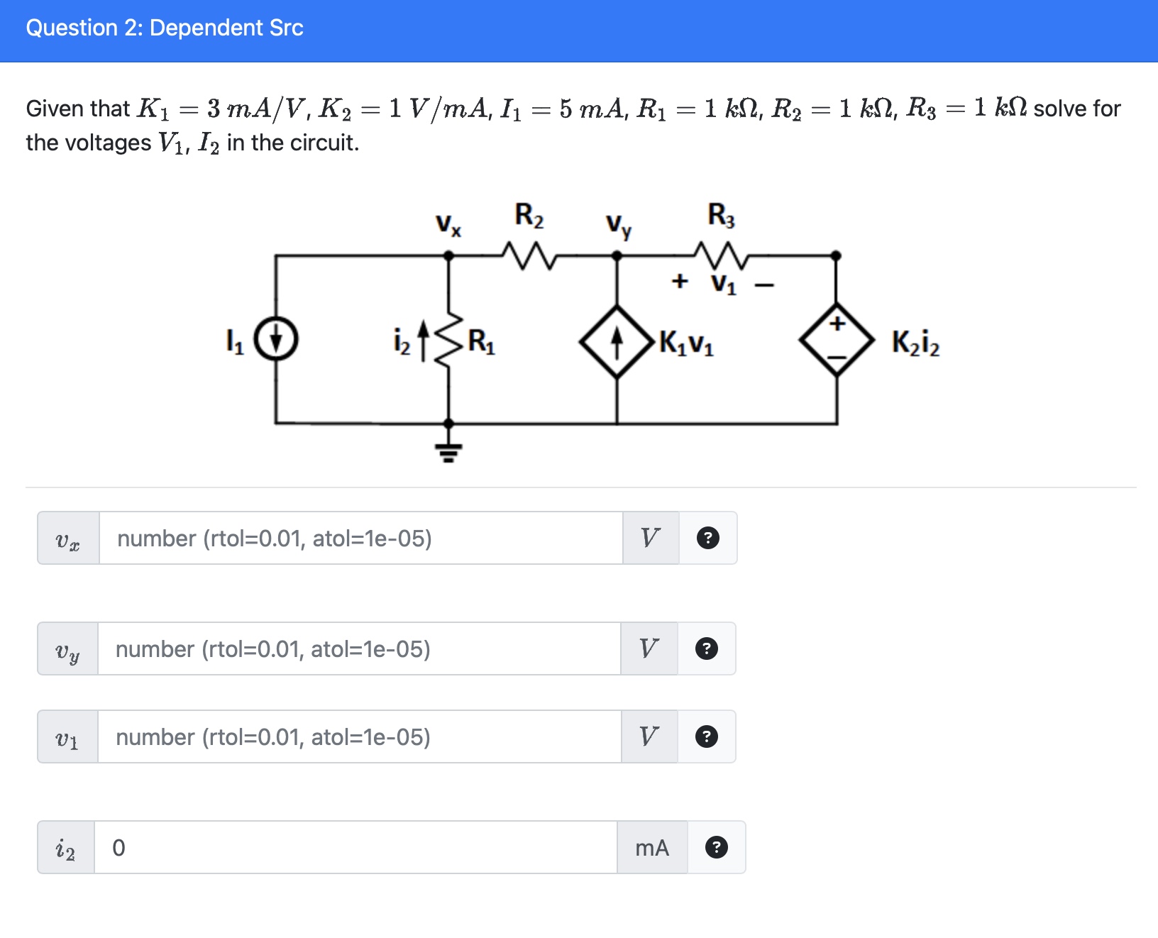 Solved Question 2: Dependent SrcGiven that | Chegg.com