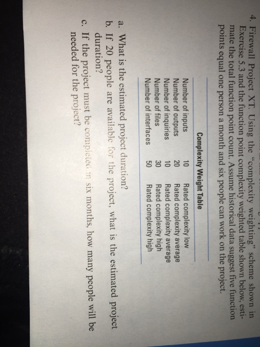Firewall Project Xt Using The Complexity Weighting 