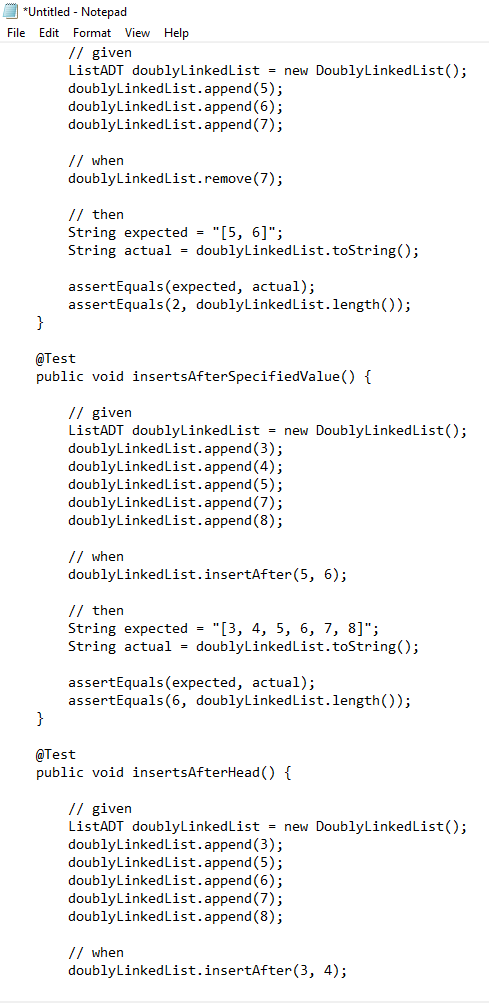 Need Java Help to implement all the methods of | Chegg.com